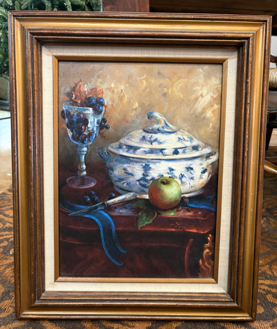 Framed Still Life Composition Of Dinnerware – Invio Fine Furniture ...