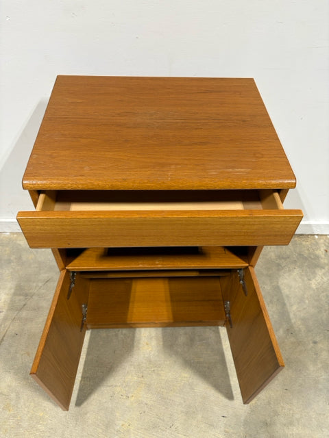 Teak Wood Multi Purpose Cabinet on Wheels – Invio Fine Furniture ...