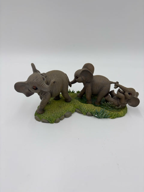 Vintage Hamilton Collection Slippery Slide Elephant Figurine – Invio ...